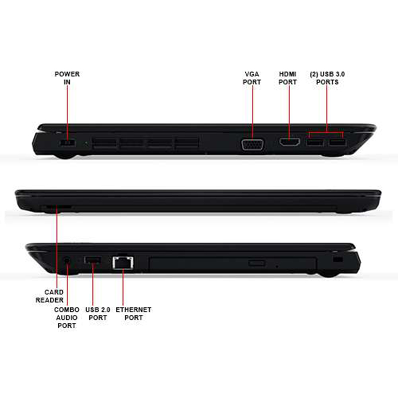 Lenovo ThinkPad E570 Ultrabook 15.6 screen ntel(R) Core(TM) i7-7500U 2. ...